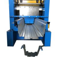 China Steel Decking Single Wave Rolling Forming Machine With Middle Plate Welded Frame for sale
