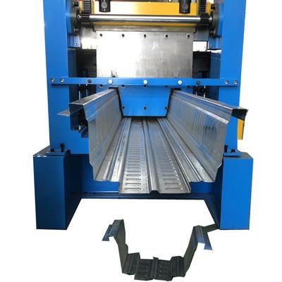 China Steel Decking Single Wave Rolling Forming Machine With Middle Plate Welded Frame for sale