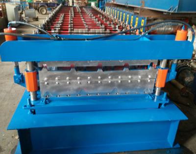 China Ppgi Gi Trapezoidal Roof Sheet Ibr Roll Forming Machine 15m/Min for sale