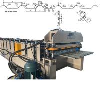China Steel Panel Profile Rolling Forming Machine With Hydraulic Pre Cutter For Efficiency for sale