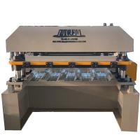 China Steel Panel Profile Rolling Forming Machine With Hydraulic Pre Cutter For Efficiency for sale