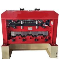 China High Efficiency Metal Roof Deck Roll Forming Machine with 3x11kw Main Motor Power for sale