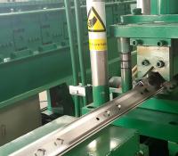 China High Speed Rack Shelf Roll Forming Machine With Servo Feeder And Hydraulic Punch for sale