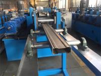 China 18 Stations Supermarket Shelf Roll Forming Machine With Adjustable Width Capability for sale