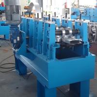China 18 Stations Supermarket Shelf Roll Forming Machine With Adjustable Width Capability for sale