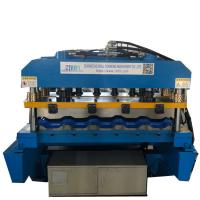 China Versatile Step Tiles Roofing Sheets Rolling Forming Machine In Russian for sale