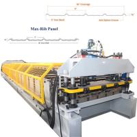 China Chain Driven Ag Roof Panel Roll Forming Machine 220v for sale