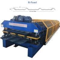 China Multi Use R Roof And Wall Panel Roll Forming Machine High Speed for sale