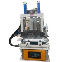 China Intelligent CZ purline rolling forming machine after shearing with customized punching holes for sale