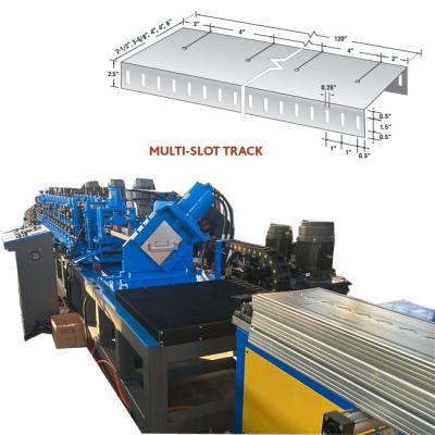China MULTI-SLOT TRACK profile rolling forming machine for sale