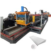 China Metal Supermarket Shelf Back Panel Profile Making Machine for sale