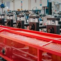 China Baffle Tube Profile Rolling Machine for sale