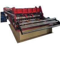 China Hydraulic Decoiler Metal 0.8mm Plc Decking Forming Machine for sale