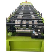 China 7.5kw Sheet Rolling Forming Machine GI PPGI Standing Seam Roofing Snap Lock for sale