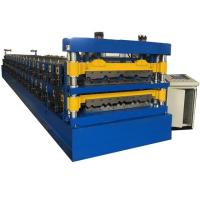China 7.5kw Double Layer Roll Forming Machine GI PPGI 25m/ Min Anti Rusty for sale