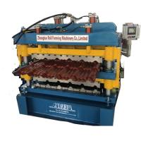 China Double Layer Roofing Corrugated Sheet Roll Forming Machine / Steel Roofing Machine for sale