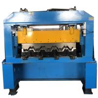 China Metal Hydraulic Decoiler Floor Decking Forming Machine 915mm 1150mm Input Coil Width for sale