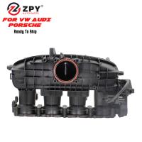 China ZPY Engine Intake Manifold with solenoid valve and sensor for VV Passat Tiguan Audi A4 A5 2.0T 06L133201N 06L133201AH for sale