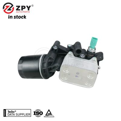 China ZPY New Hight Quality Engine Oil Cooler Filter Housing for Skoda 04B 115 389B for sale