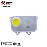 China ZPY 06J117021D Engine Oil Cooler For Audi A4 A5 Q5 A6 A3 Golf Jetta Tiguan for sale