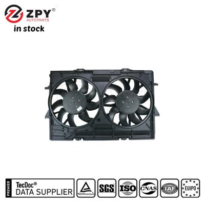 China ZPY 95B121003E dual electric fan with shroud improved for Volkswagen for sale