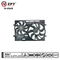 China ZPY 3Q0121207 Dual Electric Fan With Wind Collector For Audi Q3 8U Seat Ateca for sale