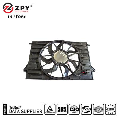 China 8W0121003B Enhanced Car Electric Cooling Fan With Wind Collector For Seat Ibiza 6J Volkswagen Polo 6R for sale
