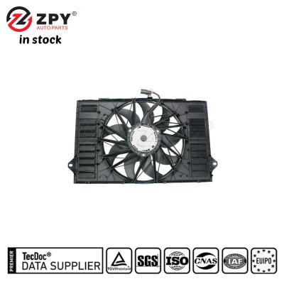 China 97010606106 Upgraded Car Electric Cooling Fan With Wind Collector For Porsche Panamera 970 Audi A8 D4 for sale