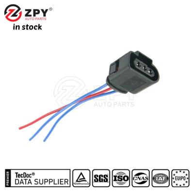 China Genuine OE NO. 1K0973202 2 Pin Connector Plug Pre-Wired Pigtail Heat Moisture Vibration Resistant for Audi VW for sale