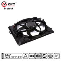 China ZPY Improved Version Radiator Cooling Fan Electric Fan OE NO. 17427543282 For BMW 525i 528i 530i 750Li for sale