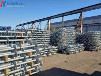 China Prefabricated Galvanized Round Or Square,Tubular Or Bar Steel Shafts With Round Helix Plates for sale