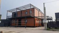 China Hotel Waterproof Modular Construction Site Container Villa Double Decker for sale
