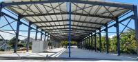 China Eco-Friendly Sustainable Prefabricated Warehouse Shed Hot-Rolled Steel Forming for Eco-Friendly Construction for sale