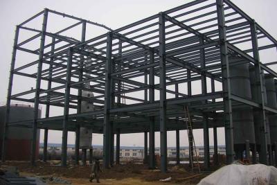 China Waterproof Prefab Steel Frame House Metal Warehouse Workshop Anti Corrosion for sale