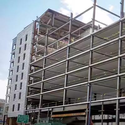 China Pre Engineered Light Steel Structure Rubber Construction Factory Building Workshop for sale