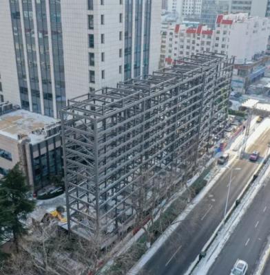 China Bolt Concection Easy Install Prefabricated Steel Frame Automatic Car Parking Garage Carport for sale