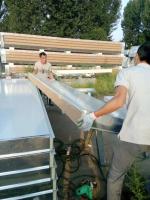 China Color Steel Sandwich Panels Temporary Housing And Industrial Building Materials for sale