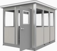China Portable Prefabricated Steel Structure Security Container Modern Metal Guard for sale