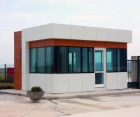 China Portable Prefabricated Steel Structure Security Container Modern Metal Guard for sale
