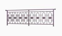 China ISO Certificate Handrail Stairway Metal Stair Iron Hand Rail for sale