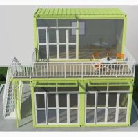 China Prefabricated Container Building Shop Showroom Office Container Weather Resistance for sale