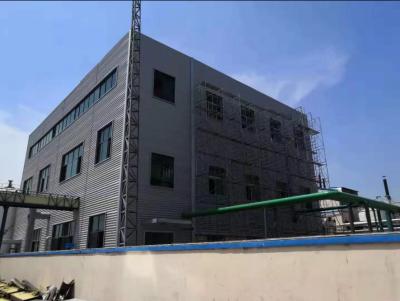 China Steel Frame High-Rise Prefab Workshop with Office for sale