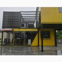 China Prefabricated Container Building Shop Showroom Office Container Weather Resistance for sale