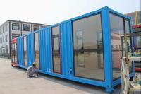 China Prefabricated Container Building Shop Showroom Office Container Weather Resistance for sale