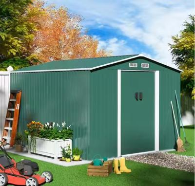 China Metal Utility Tool House Galvanized Steel Frame Outdoor Storage for sale
