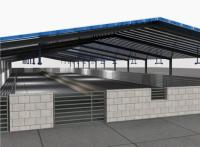 China Pre Fabricated Steel Agricultural Buildings Large Agricultural Shed Q345 Q235 for sale