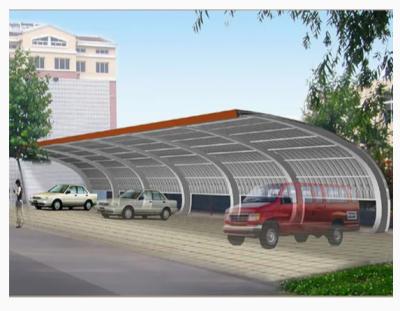 China Steel Structure Car Shed Erdurable Architecture Provide Security For Vehicles for sale