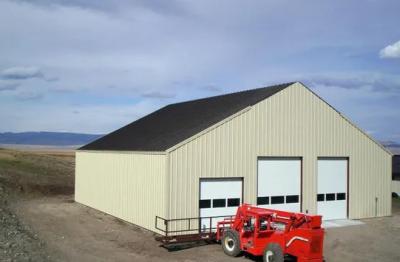 China Prefabricated Structural Steel Metal Shed for sale