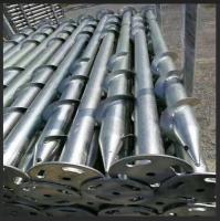 China High-quality Ground Screw Piles Impregnated With Galvanized Ground For Construction Projects for sale