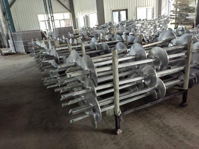 China Square Ground Screw Piles For Power Installations Solid Construction for sale